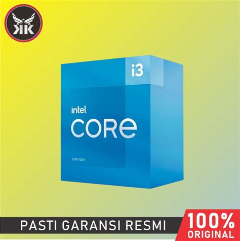 Jual Processor Intel Core I3 10105 4 4ghz 4c 8t Lga 1200 Kota