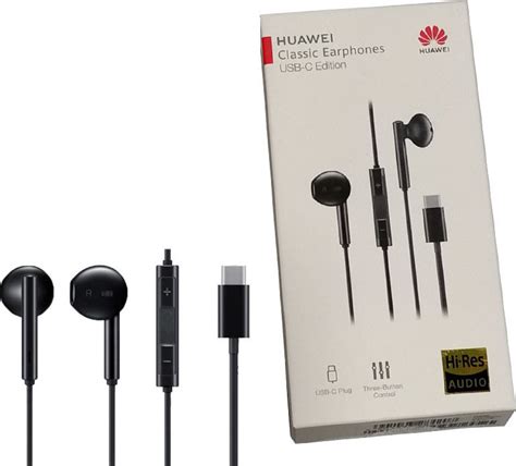 Huawei CM33 Earbuds Handsfree με Βύσμα USB-C Μαύρο | Skroutz.gr