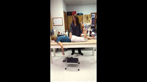 Supine Hip Extensor Manual Muscle Test