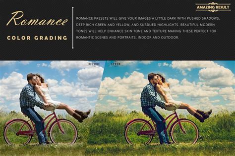 Romance Color Grading Lightroom Presets Theme