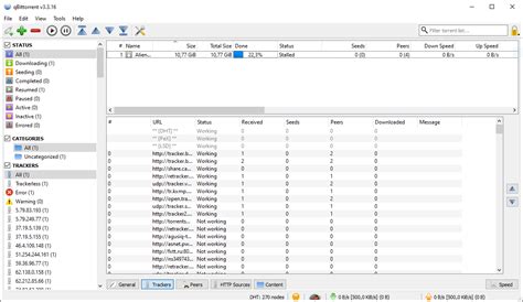 The Download Stopped And All Trakers Dont Work I Tried First On The Lastest Version Then