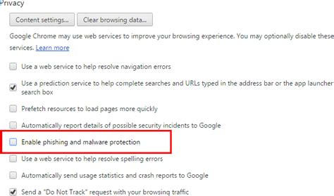 How To Disable Phishing And Malware Protection On Google Chrome