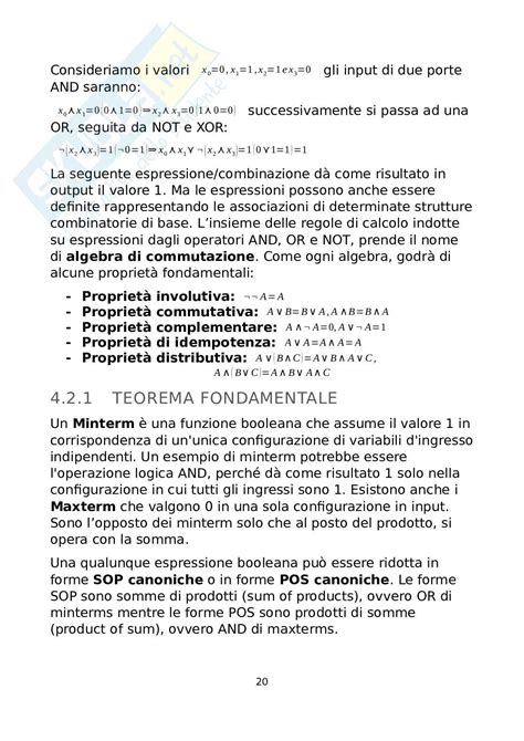 Appunti Riguardanti Il Corso Di Architettura Dei Calcolatori Elettronici