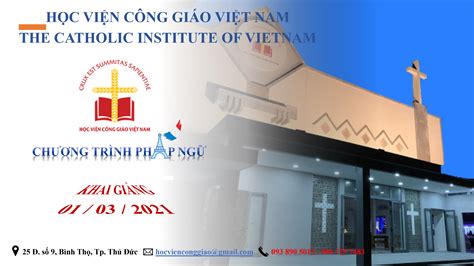 Học viện Công giáo Việt Nam Tuyển sinh Cao học cử nhân Thần học