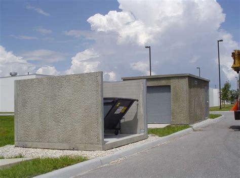 Precast Concrete Garbage Enclosures Precast Buildings
