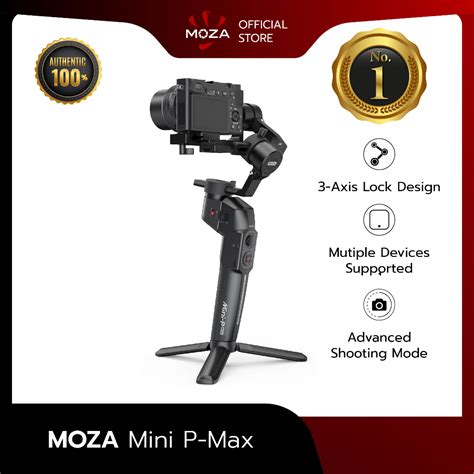 Moza Mini Mx ไม้กันสั่น 3 แกนพับได้สำหรับโทรศัพท์มือถือ Ios และ Android