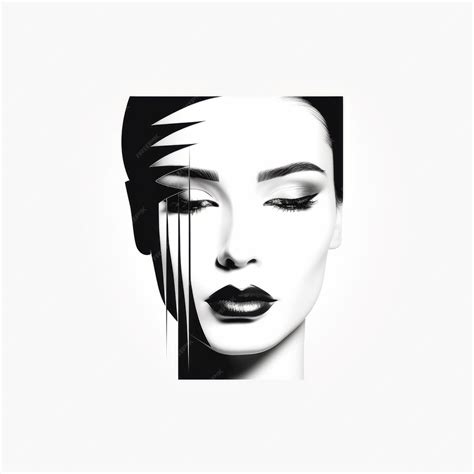 Premium Ai Image Parallel Vector Minimalism Stylized Glamour Of A