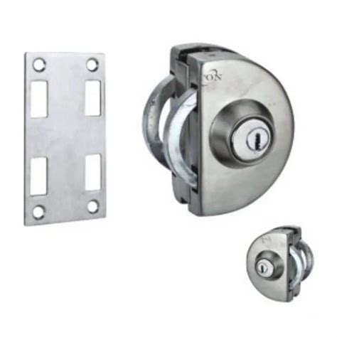 Knob Cylinder Glass Door Lock Stainless Steel At Rs 1000piece In Shapar