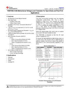 TXS0104E 4 Bit Bidirectional Voltage Level Translator For Txs0104e 4 Bit Bidirectional