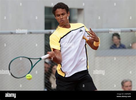 Gabriel Diallo Of Canada During Day 1 Of The 2024 French Open Roland