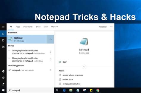 Top Cool Notepad Tricks And Hacks For Windows You Must Konw