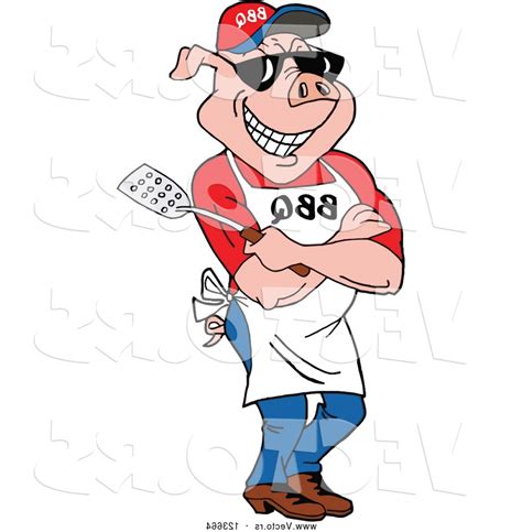 Bbq Pig Vector At Collection Of Bbq Pig Vector Free