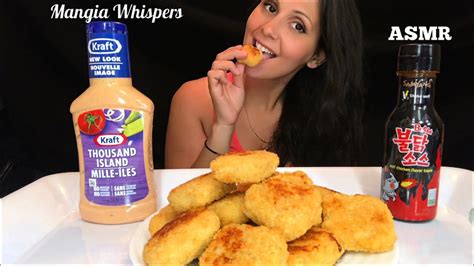 Asmr Eating Chicken Nuggets Mukbang Whisper Mangia Whispers 먹방
