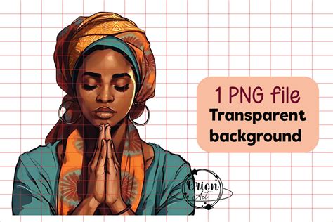 African American Woman Clipart Png Graphic By Orion Art · Creative Fabrica