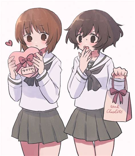 ぱけ On Twitter みほゆかバレンタイン🍫 ️ Xvsslskwei Twitter