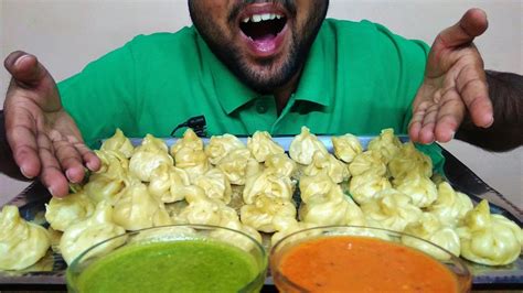 50 Momo Eating Challenge 🥟 50 Dumplings Eating Challengeeating