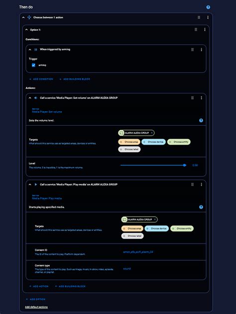 Alarmo Automation Configuration Home Assistant Community