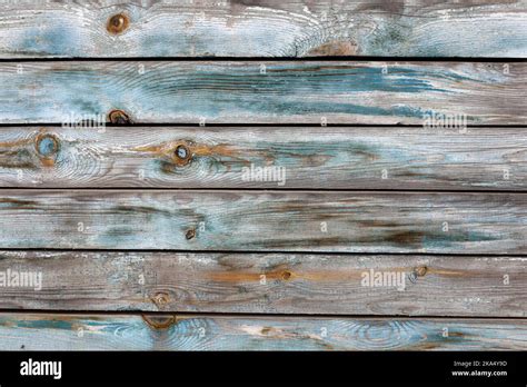 Old Blue Painted Rustic Wooden Planks Wall Stock Photo Alamy