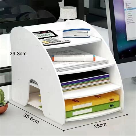 Alive ชั้นวางเอกสาร ชั้นวางของ ชั้นเก็บของบนโต๊ะทำงาน Diy รุ่น 1981 1986 Th