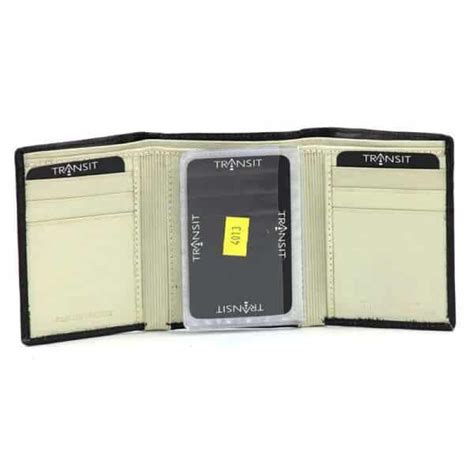 Transit Tri Fold Wallet Style 4013 Leather Impressions