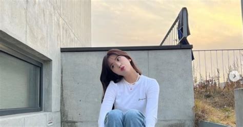 아이브 안유진 노을에 더해진 이쁨 귀염 뽀작