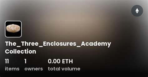 Thethreeenclosuresacademy Collection Collection Opensea