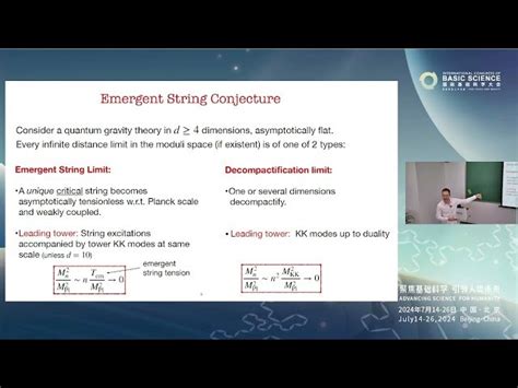 Free Video The Emergent String Conjecture In Quantum Gravity From