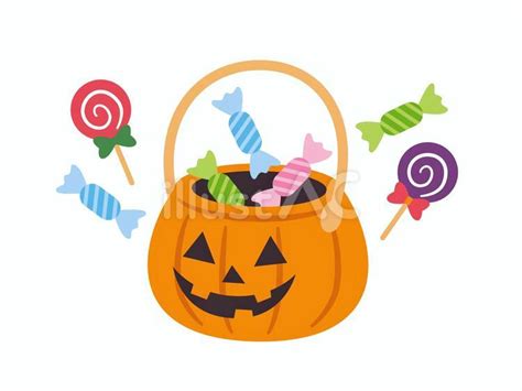 ハロウィンのお菓子イラスト No 24354411／無料イラストフリー素材なら「イラストac」