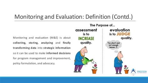 Components Of A Monitoring And Evaluation System