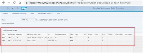 Solved Download Production Order Settlement Rule SAP Community