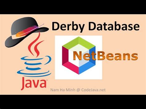 Java Derby Database NetBeans Tutorial YouTube