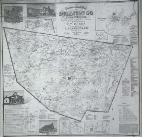 Sullivan County Pa Historical Society And Museum Historic Maps