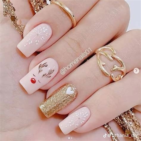 Pin En Decoración Uñas Manicura Manicura De Uñas Uñas Navideñas