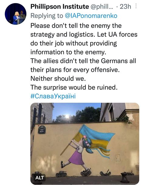 OFdD On Twitter RT Phillipsoninst Don T Provide Details To The Enemy Keep Quiet
