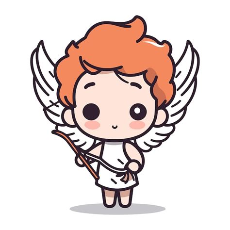 Premium Vector Cupid Angel Character Design Cute Cupid Vector