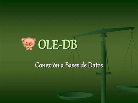 Ppt Ole Db Powerpoint Presentation Free Download Id907979