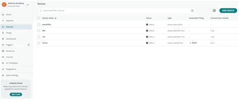 Getting Started With Arduino Cloud For Education Arduino Documentation
