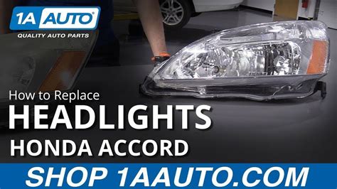 How To Replace 2007 Honda Accord Headlights