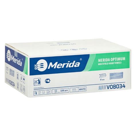 RĘCZNIKI PAPIEROWE ZZ BIAŁE MERIDA 3200 SZTUK 5904347140014 Cena