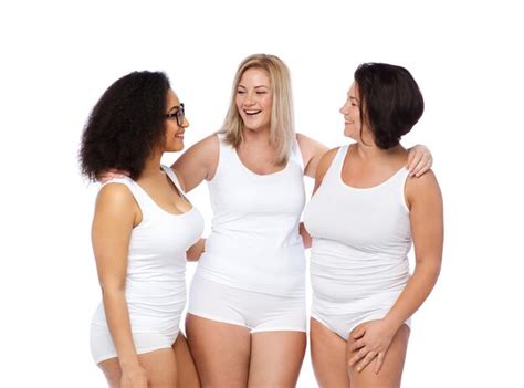 Premium Photo Friendship Beauty Body Positive And People Concept Group Of Happy Plus Size