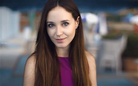 1042720 Face Women Model Portrait Depth Of Field Long Hair