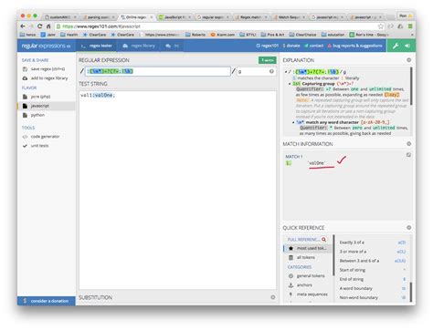 Jquery Javascript Regular Expression Getting Value After Colon