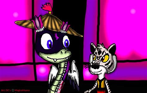 Kung Fu Panda Aneesa And Xiao By Magicalhyena Fanart On Deviantart