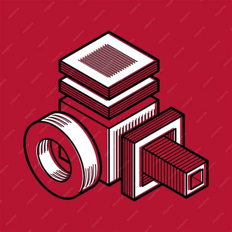 Premium Vector 3d Design Abstract Vector Dimensional Cube Shape