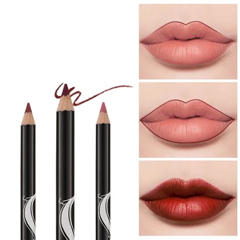 Buy Matte Pencil Lip Liner Pencil Waterproof Pencils