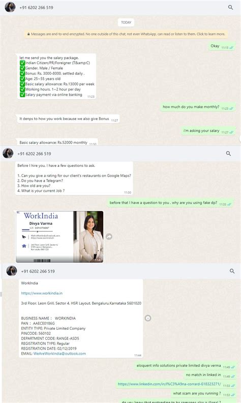 Sijin Stephen On Linkedin Scam Alert 1 Whatsapp Message From An