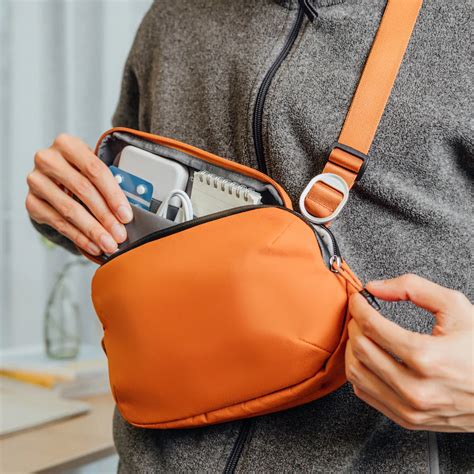 Orbitkey Urban Sling Mini 2l Terracotta Olivia And Grace Tware