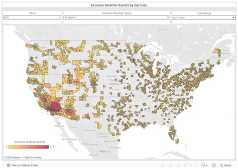 Extreme Weather By Zip Code The Partnership Project