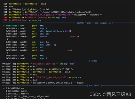 Hit 计算机系统 二进制炸弹 Sum栈溢出问题计算机系统基础 Binarybomb实验 Csdn博客
