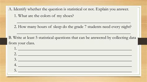 Statistical And Non Statistical Questionpptx Educational Assessment